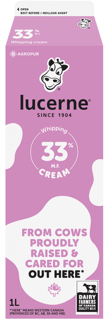 33% Whipping Cream | Lucerne